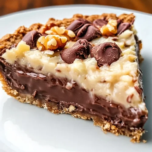 Easy No-Bake German Chocolate Pie Recipe