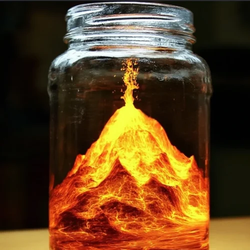 Easy Mini Volcano in a Jar: Fun Science Experiment for Kids