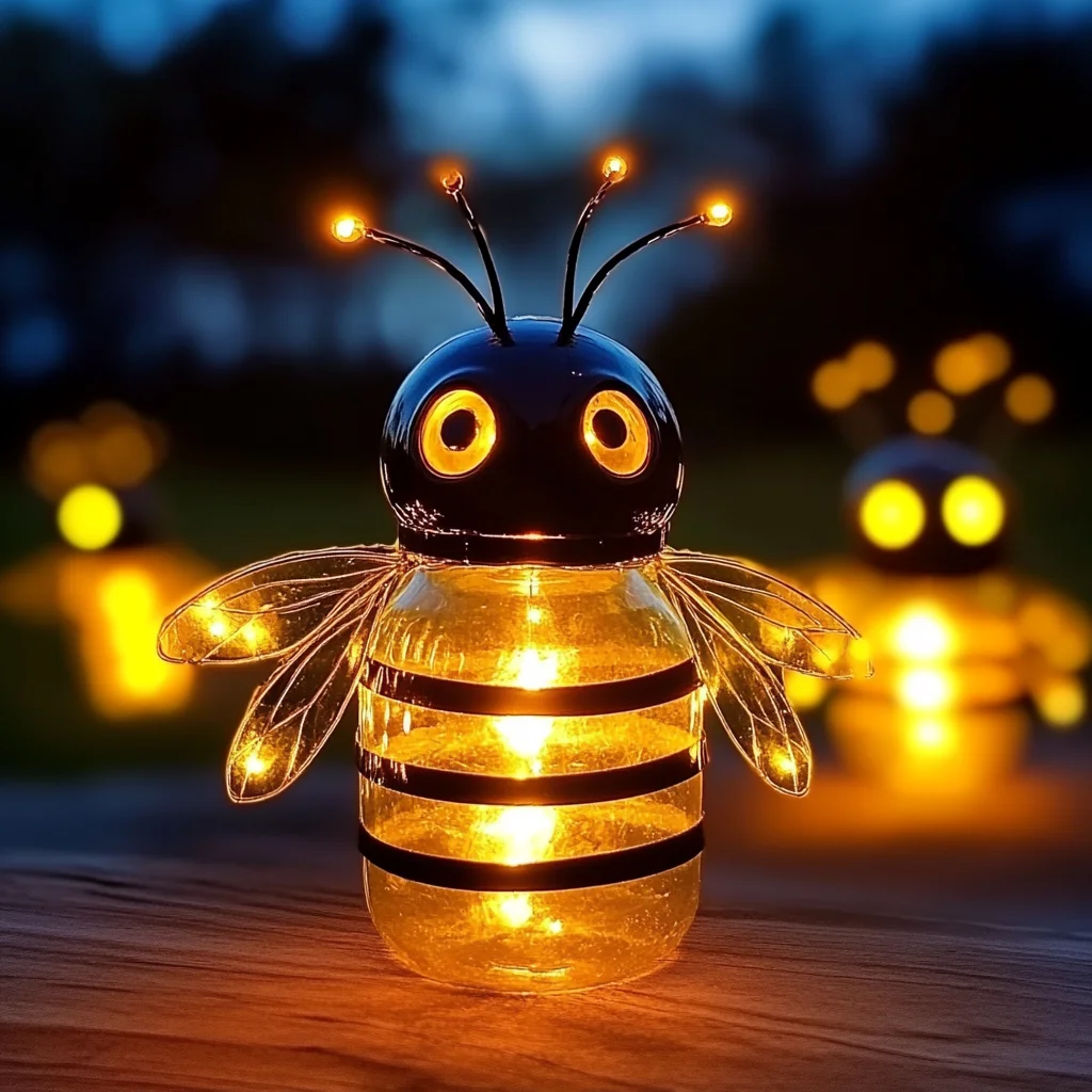 DIY Recycled Bottle Fireflies: Easy Craft for Magical Glow!