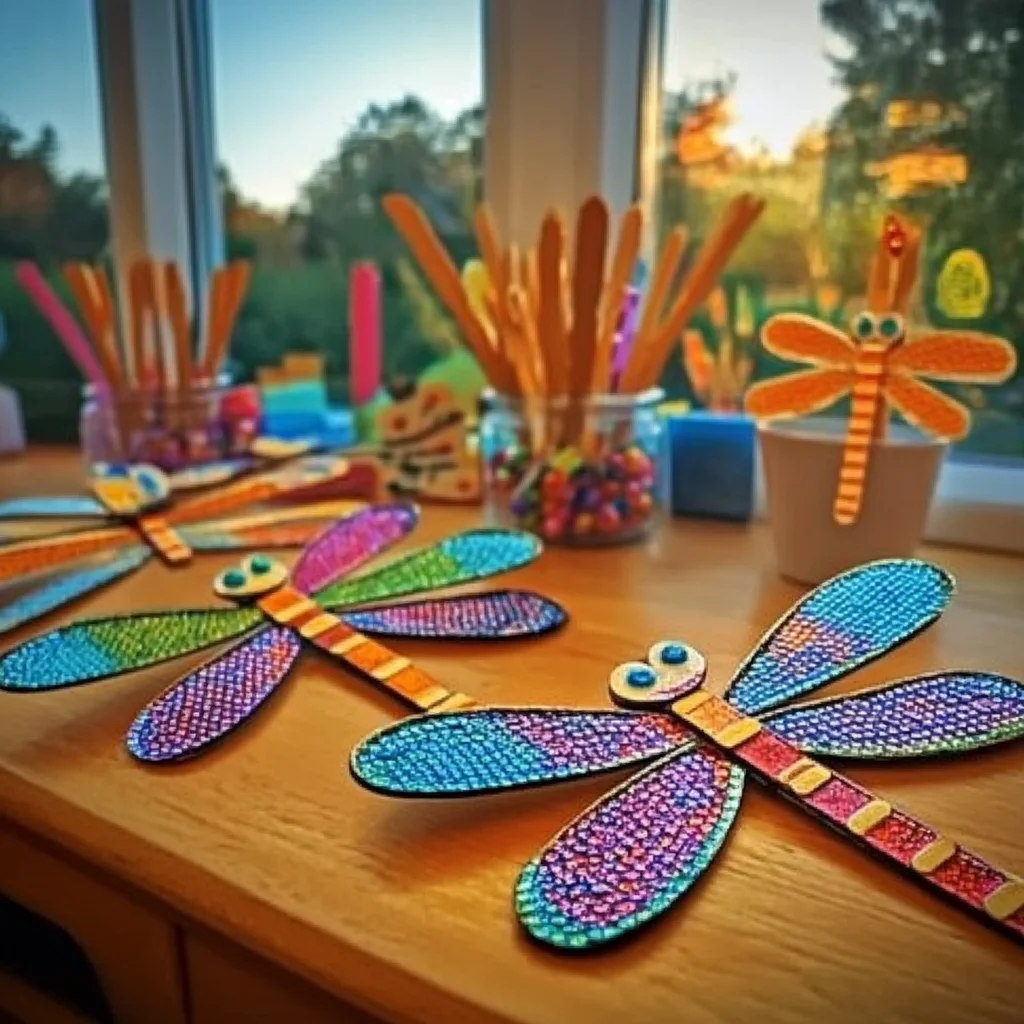 DIY Popsicle Stick Dragonflies: A Whimsical Summer Craft!